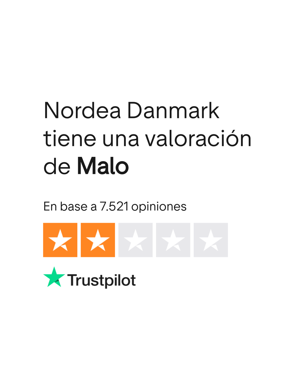 Opiniones sobre Nordea Danmark | Lee las opiniones sobre el servicio de ...