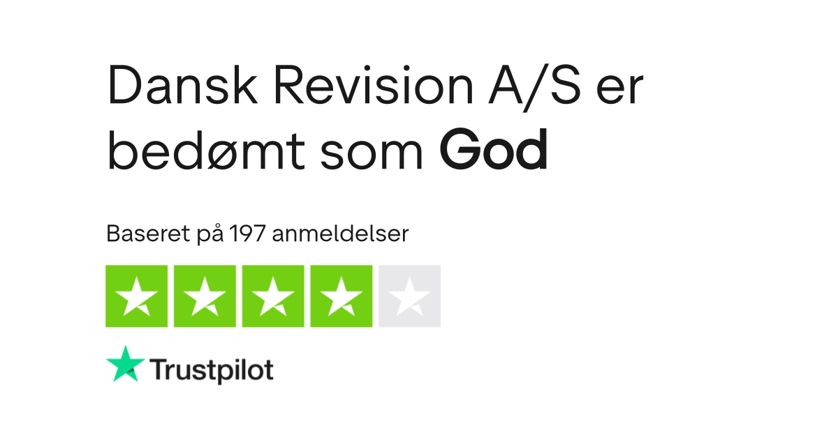 Anmeldelser af Dansk Revision A/S | Læs kundernes anmeldelser af www.danskrevision.dk