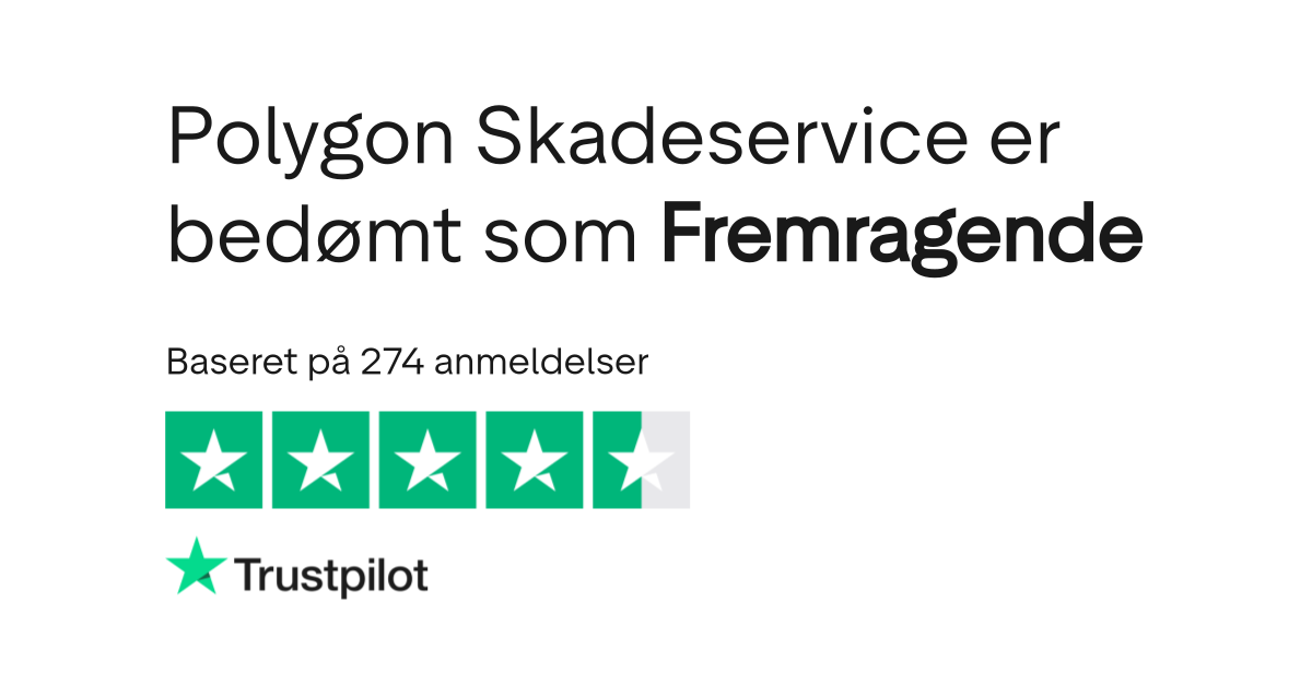 Anmeldelser af Polygon Skadeservice | Læs kundernes anmeldelser af www.polygon.dk