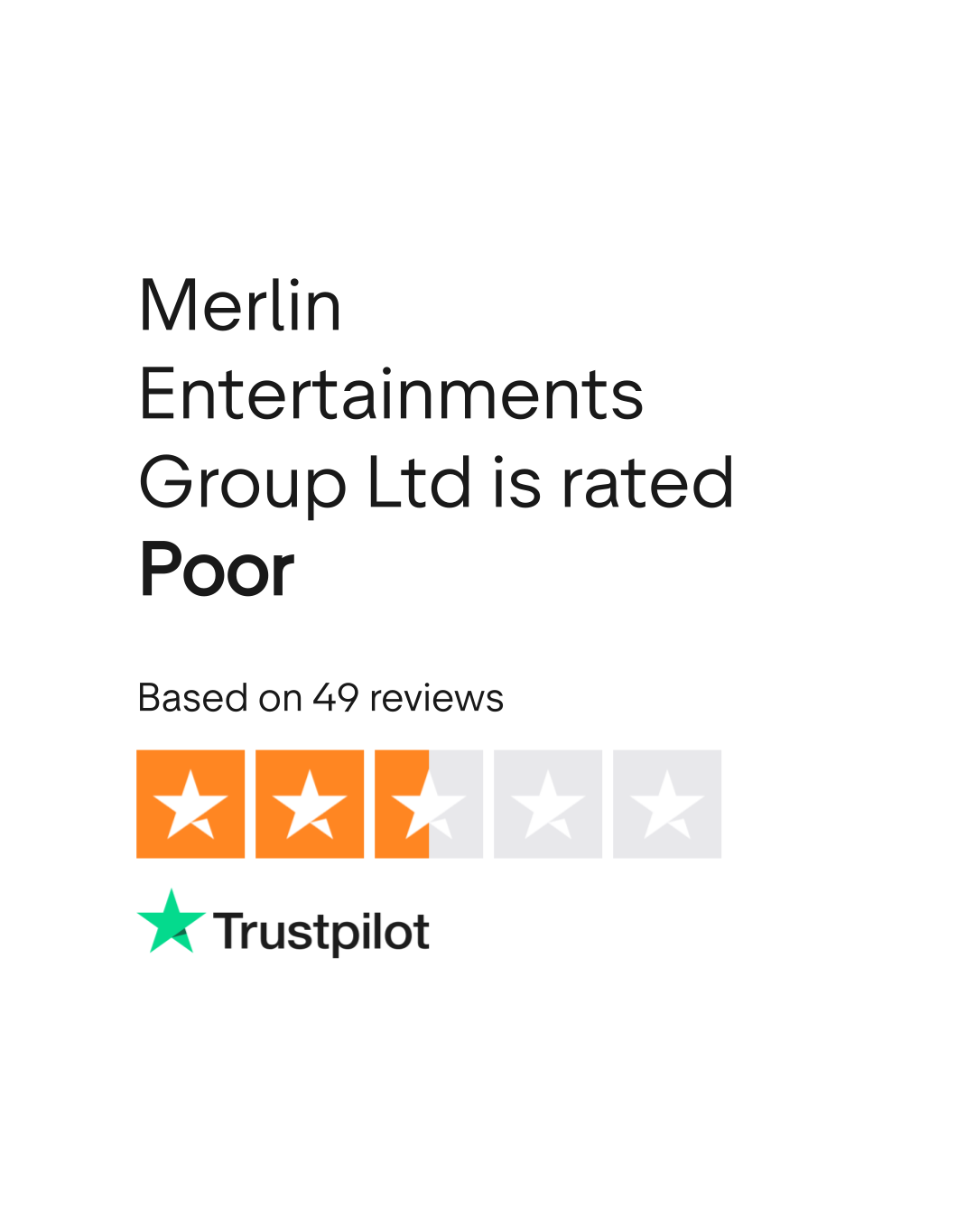 Merlin Entertainments Group Ltd Reviews | Read Customer Service Reviews ...