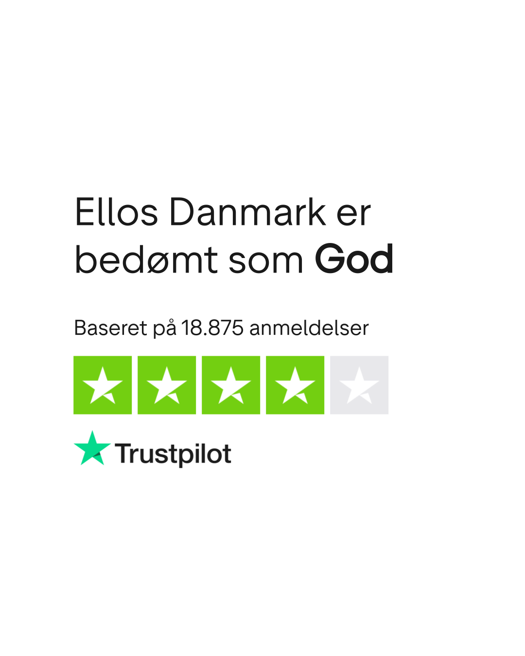 Anmeldelser af Ellos Danmark | Læs kundernes anmeldelser af ellos.dk