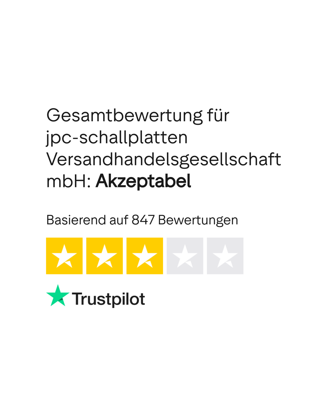 Bewertungen zu jpc-schallplatten Versandhandelsgesellschaft mbH | Lesen ...