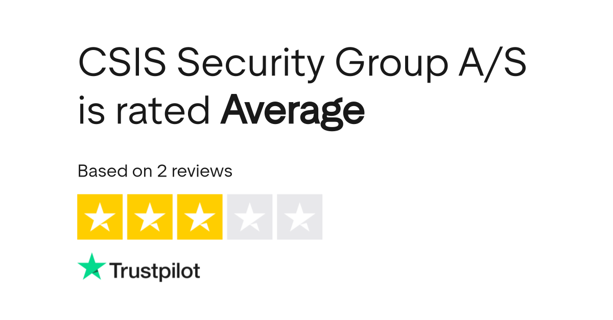 CSIS Security Group A/S Reviews | Read Customer Service Reviews of www ...