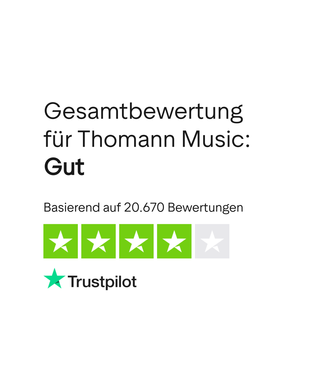 Bewertungen zu Thomann Music | Lesen Sie Kundenbewertungen zu www ...