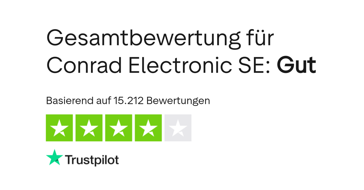 Bewertungen zu Conrad Electronic SE | Lesen Sie Kundenbewertungen zu ...