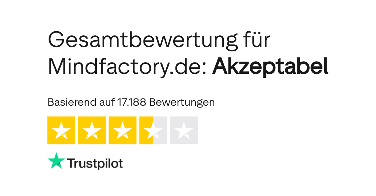 Bewertungen zu Mindfactory GmbH | Lesen Sie Kundenbewertungen zu www.mindfactory.de
