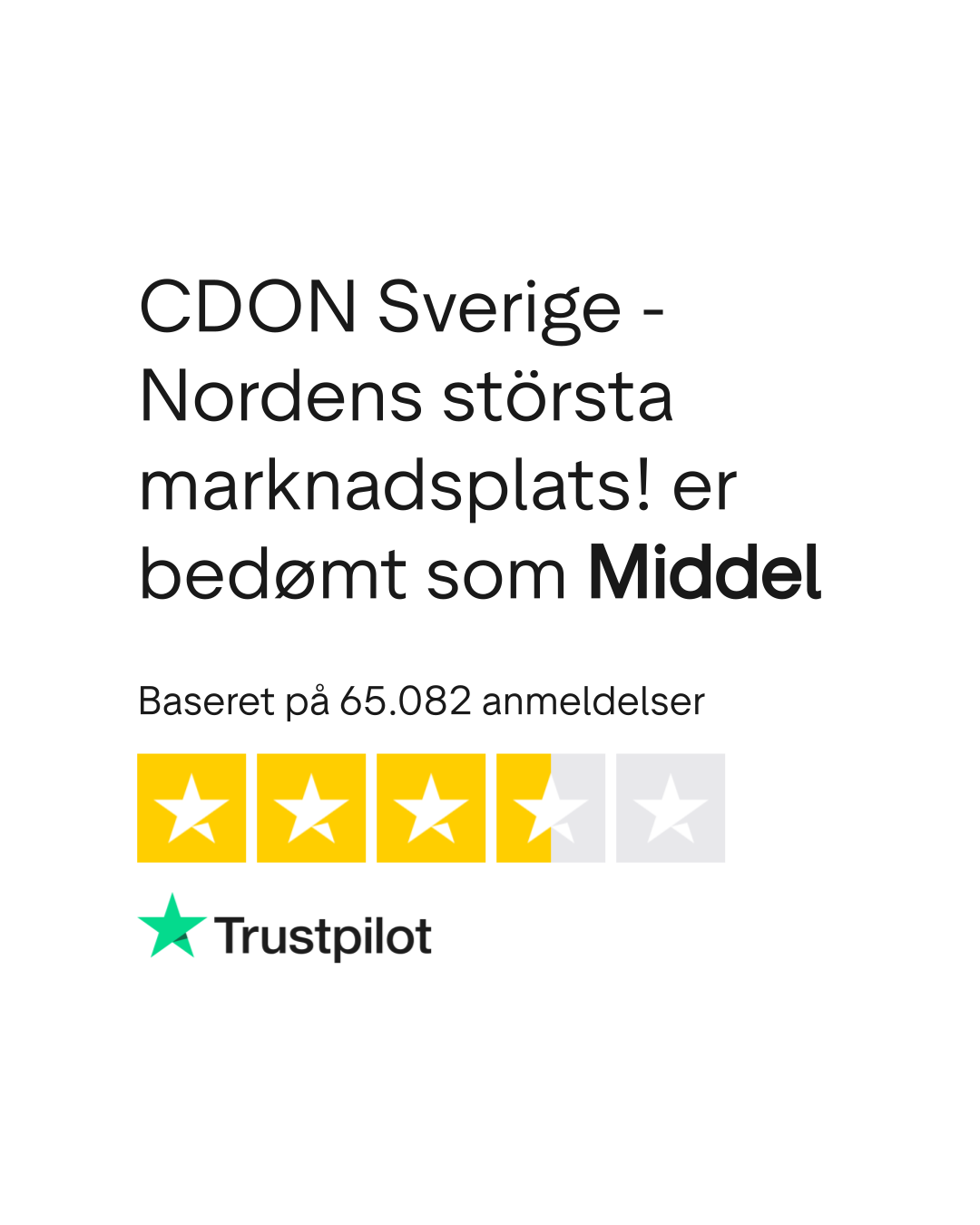 Anmeldelser af CDON Sverige - Nordens största marknadsplats! | Læs ...