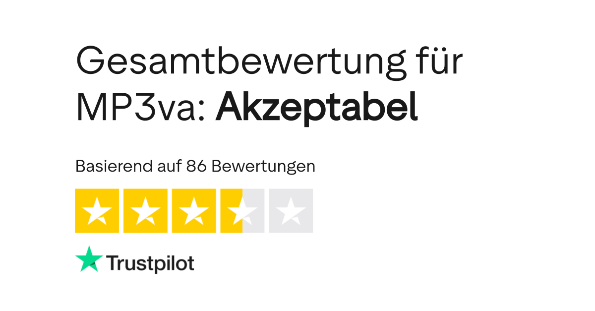 Bewertungen zu MP3va | Lesen Sie Kundenbewertungen zu www.mp3va.com
