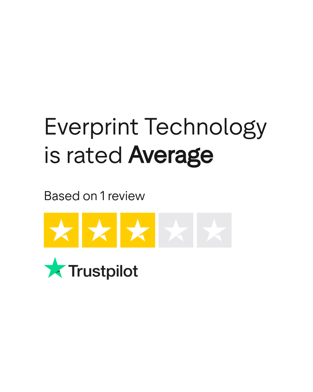 Everprint Technology Reviews | Read Customer Service Reviews of www.everprint.com