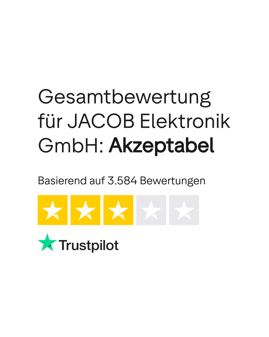 Bewertungen zu JACOB Elektronik GmbH | Lesen Sie Kundenbewertungen zu ...