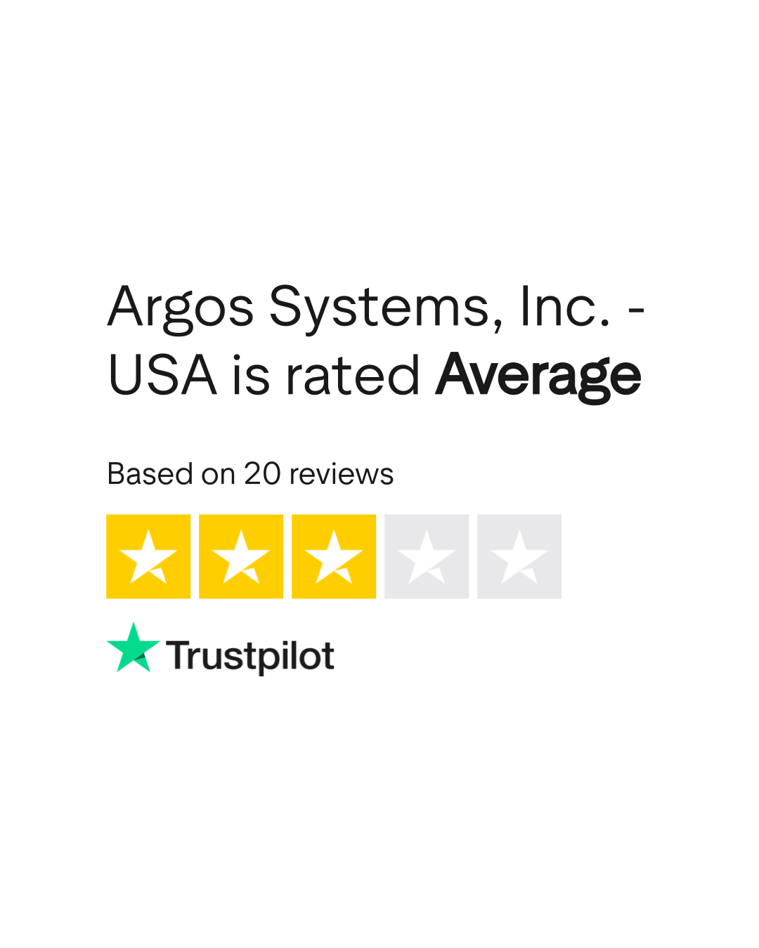 Argos Systems, Inc. - USA Reviews | Read Customer Service Reviews of ...