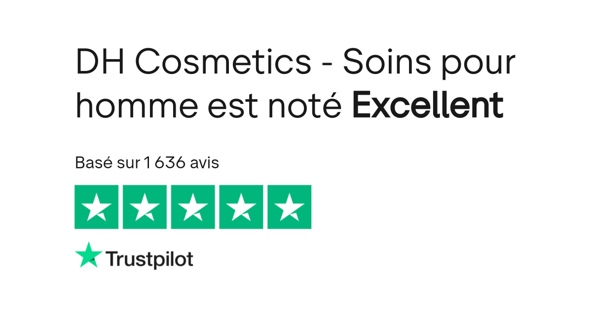 Avis de DH Cosmetics - Soins pour homme | Lisez les avis marchands de ...