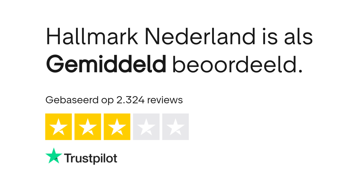 Hallmark Nederland reviews | Bekijk consumentenreviews over www.hallmark.nl