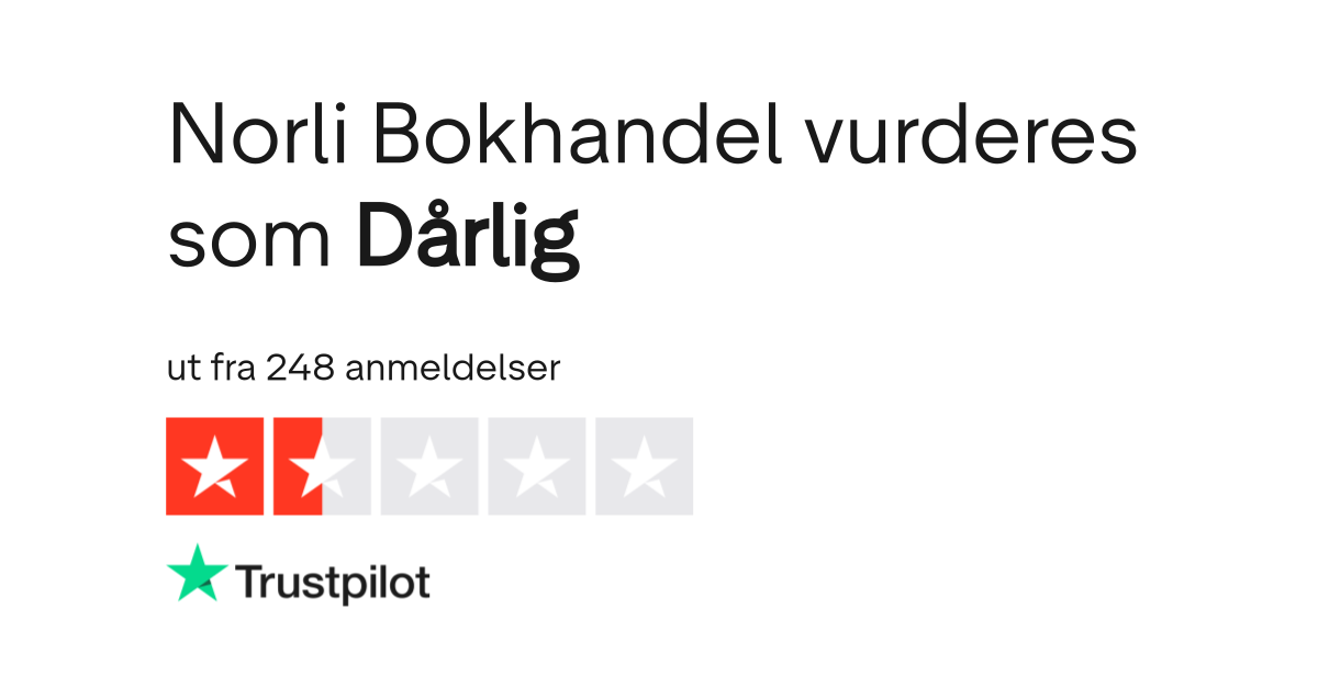 Anmeldelser av Norli Bokhandel | Les kundenes anmeldelser av www.norli.no