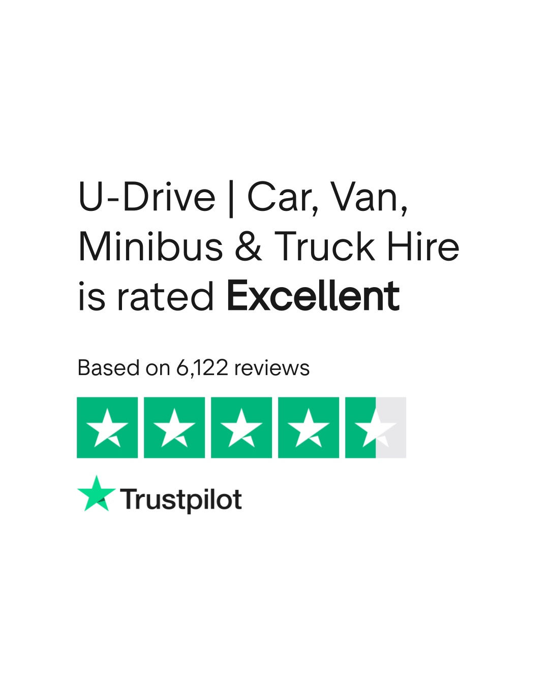 U-Drive | Car, Van, Minibus & Truck Hire - Exeter Reviews | Read ...