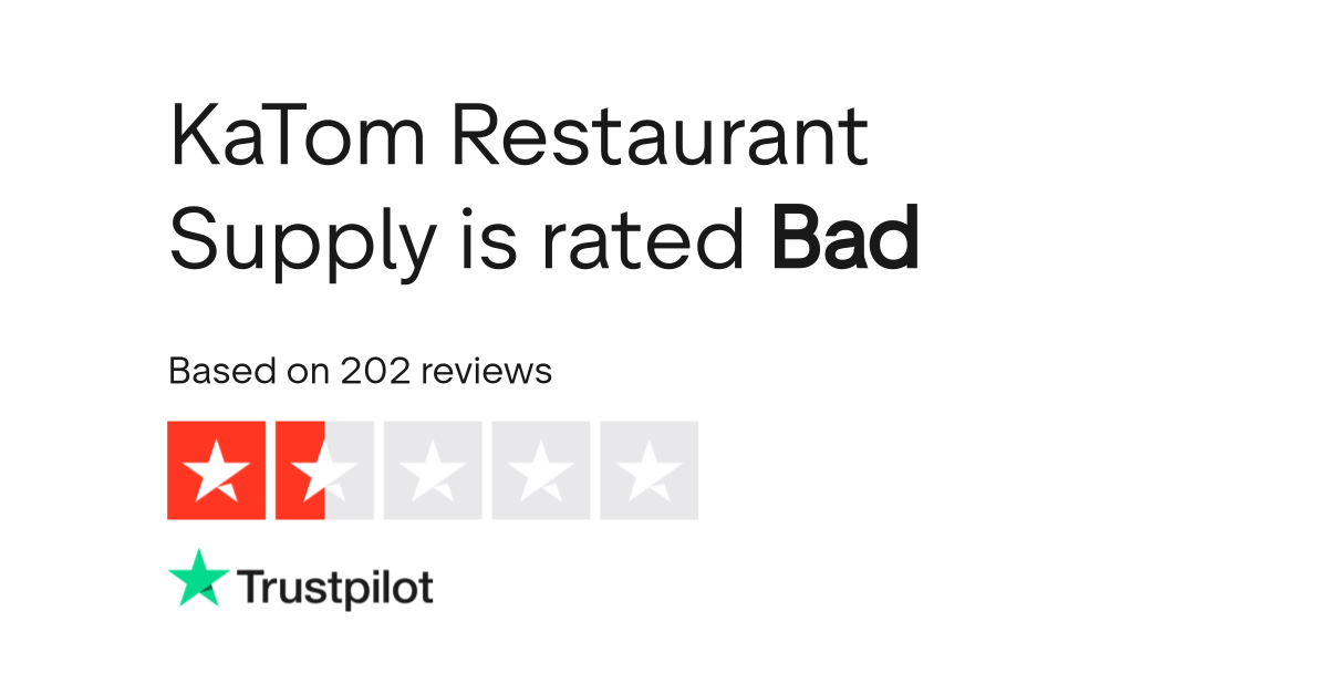 KaTom Restaurant Supply Reviews | Read Customer Service Reviews of www ...