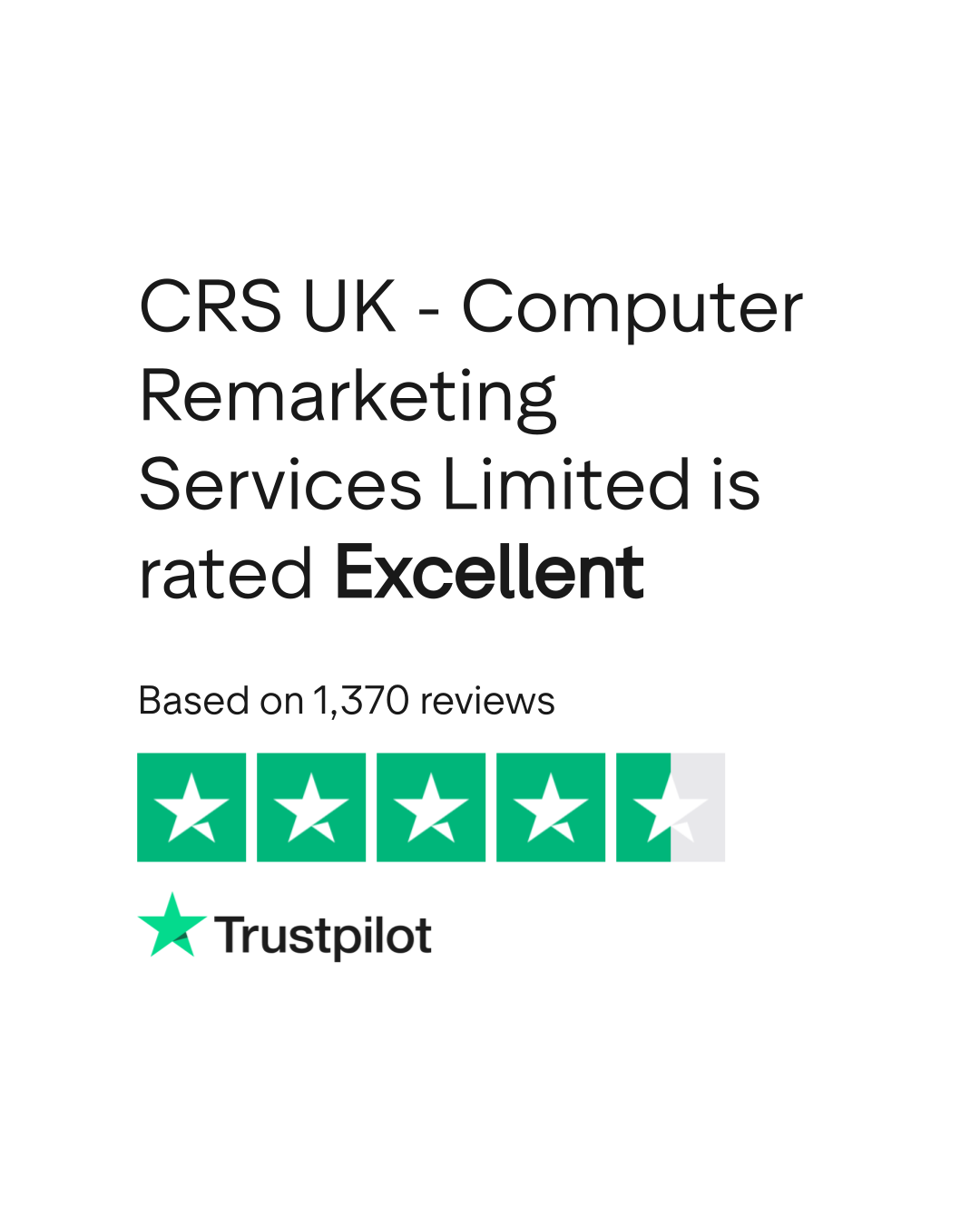 CRS UK - Computer Remarketing Services Limited Reviews | Read Customer ...