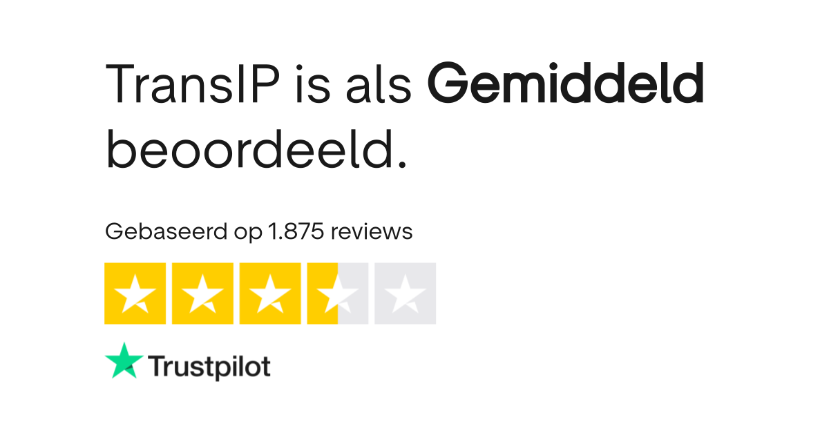 TransIP reviews | Bekijk consumentenreviews over www.transip.nl