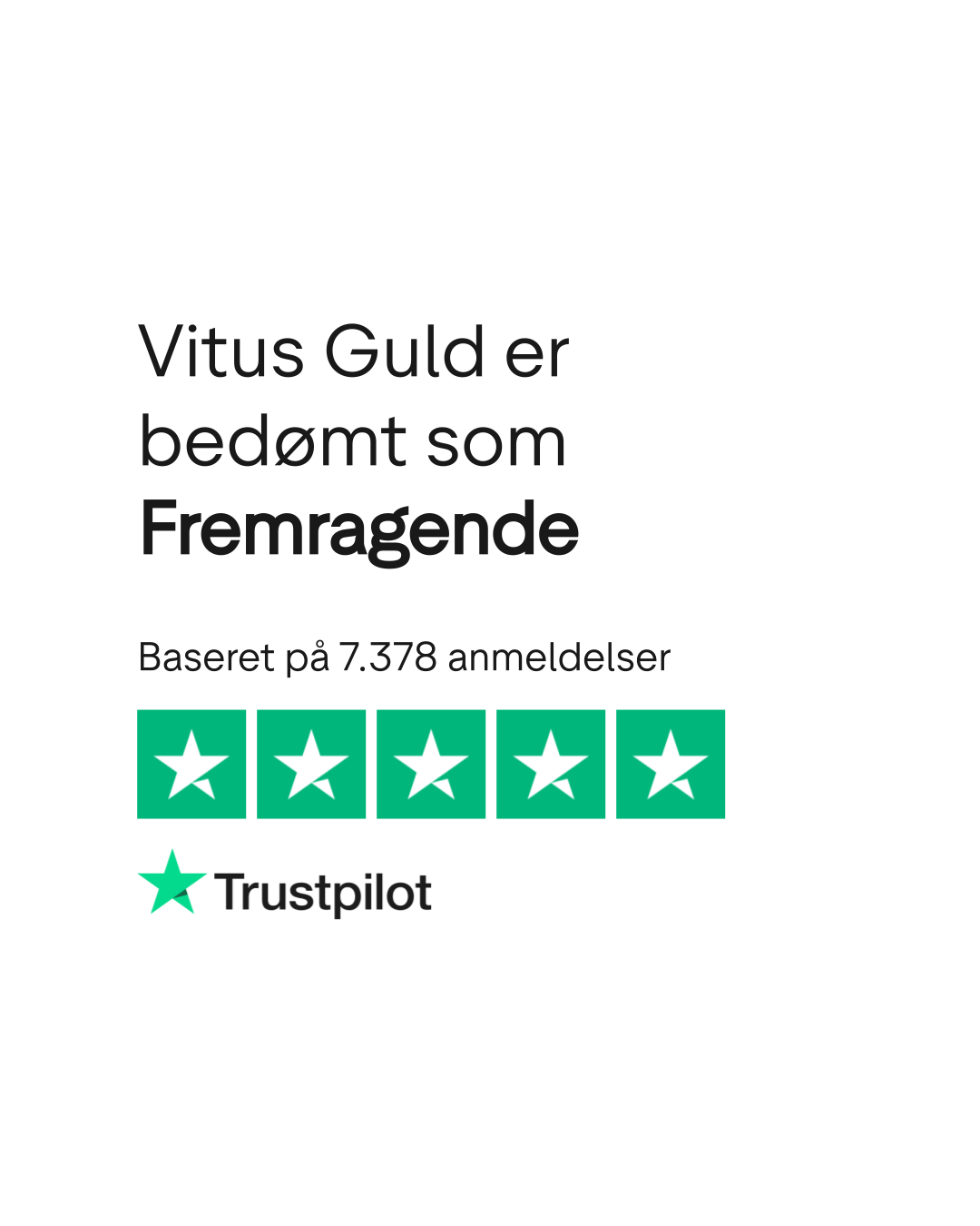 Anmeldelser af Vitus Guld | Læs kundernes anmeldelser af vitusguld.dk