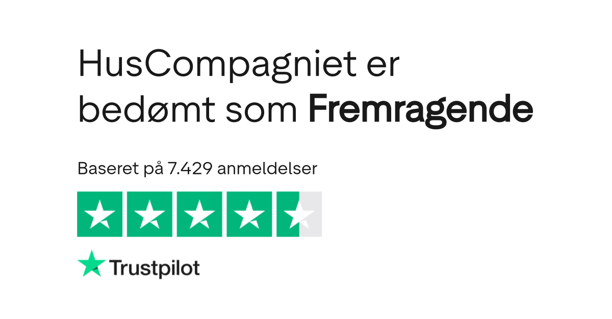 Anmeldelser af HusCompagniet | Læs kundernes anmeldelser af ...