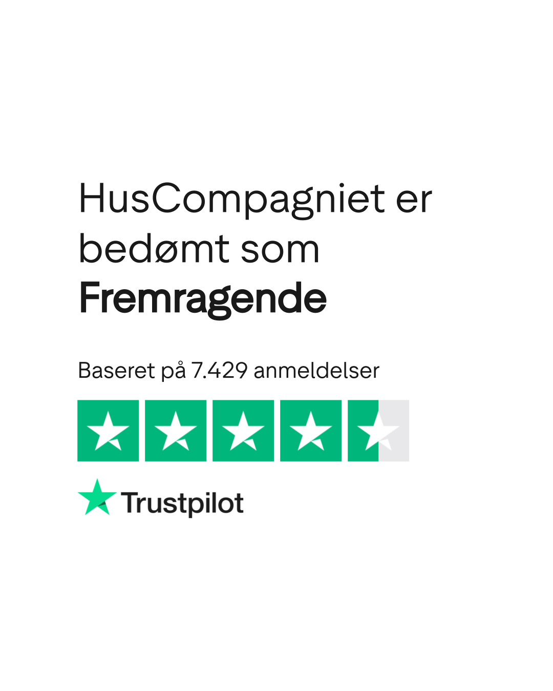 Anmeldelser af HusCompagniet | Læs kundernes anmeldelser af ...