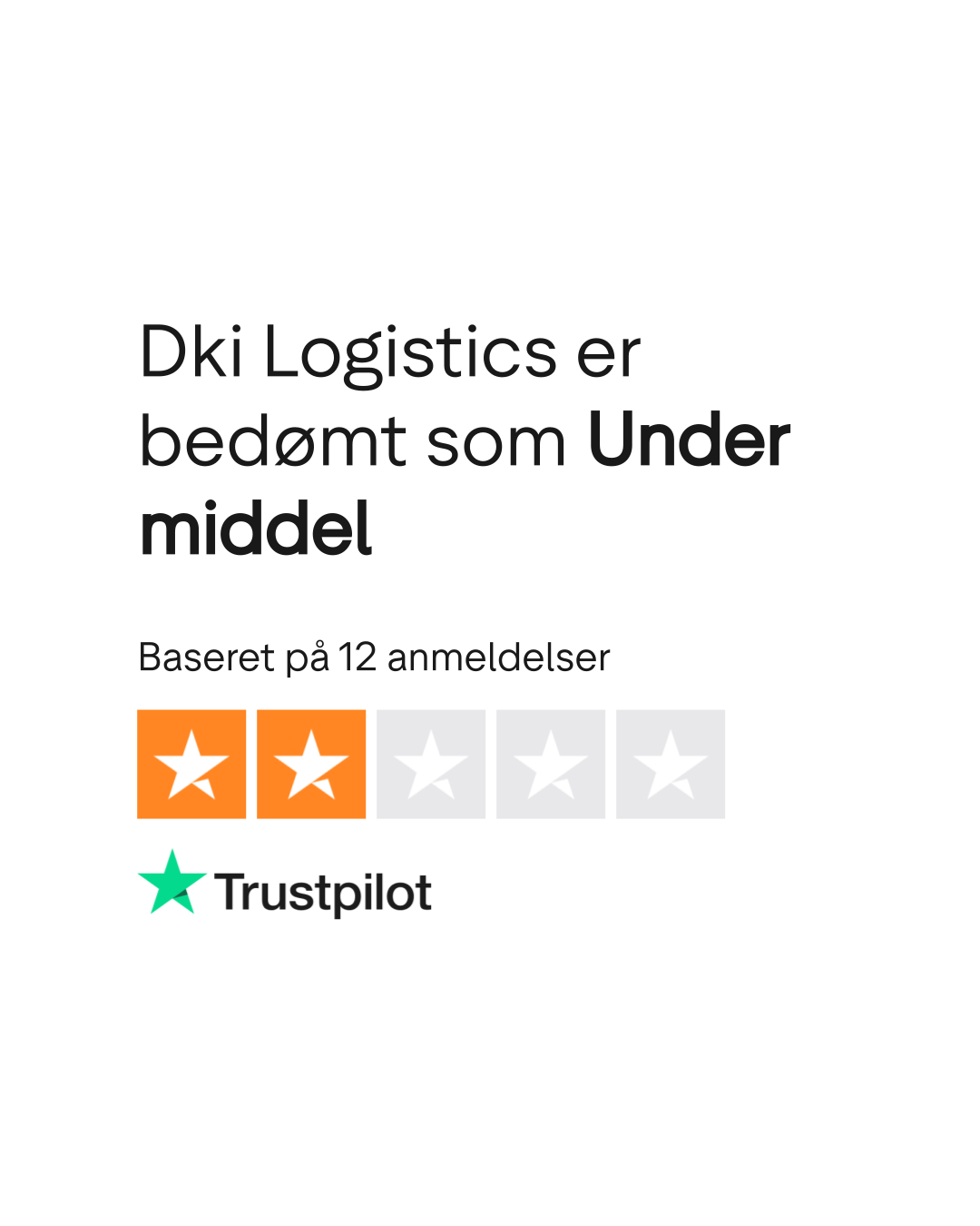 Anmeldelser af Dki Logistics | Læs kundernes anmeldelser af www.dki ...