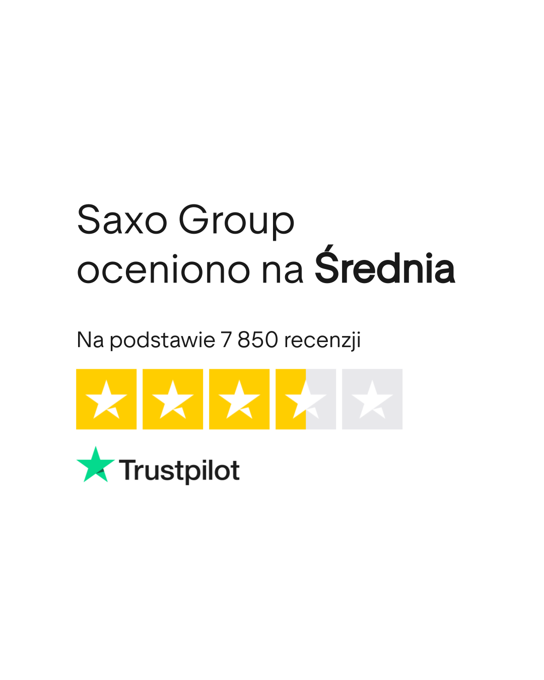 Saxo Group Recenzje | Czytaj recenzje klientów na temat home.saxo