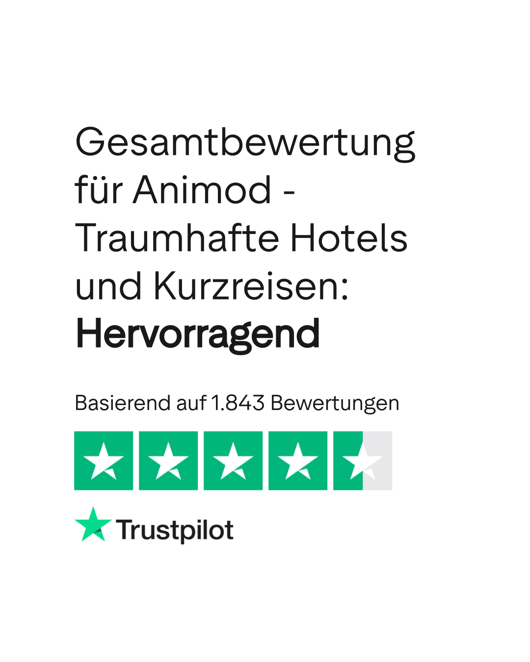 Bewertungen zu Animod - Traumhafte Hotels und Kurzreisen | Lesen Sie ...