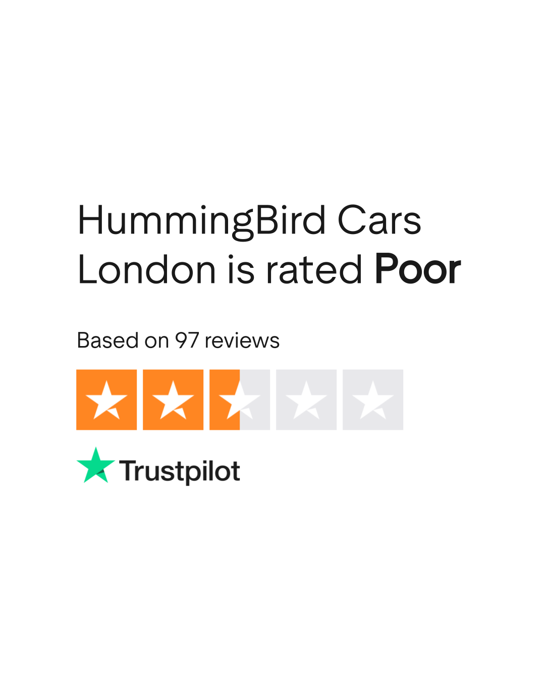 HummingBird Cars London Reviews | Read Customer Service Reviews of www ...