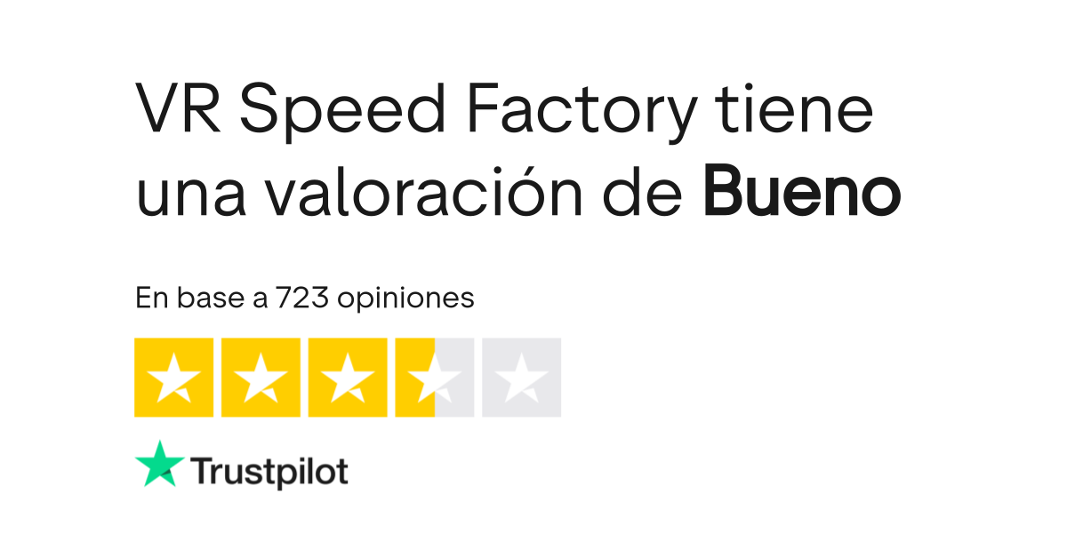 Opiniones sobre VR Speed Factory | Lee las opiniones sobre el servicio ...