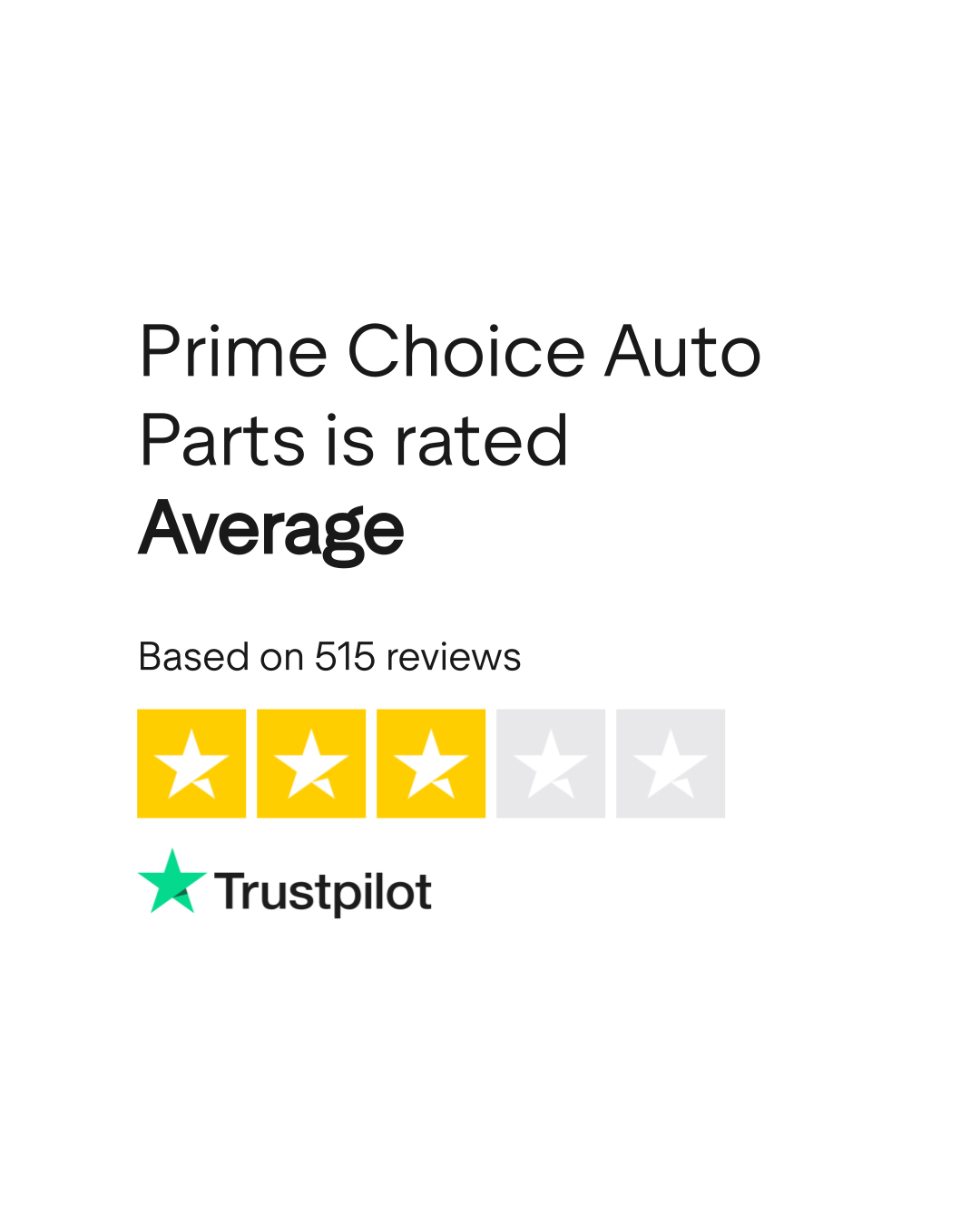Prime Choice Auto Parts Reviews | Read Customer Service Reviews of www ...