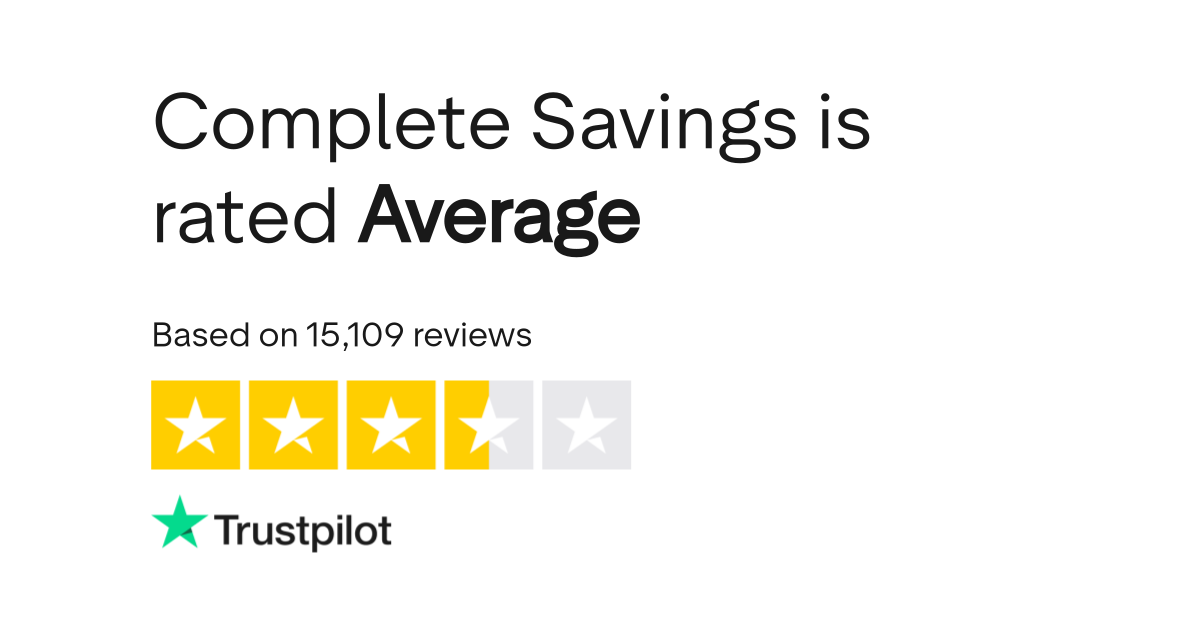 Complete Savings Reviews | Read Customer Service Reviews of www ...