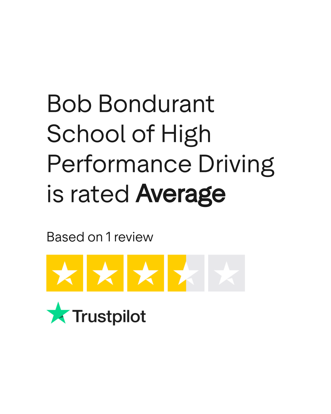 Bob Bondurant School of High Performance Driving Reviews | Read ...