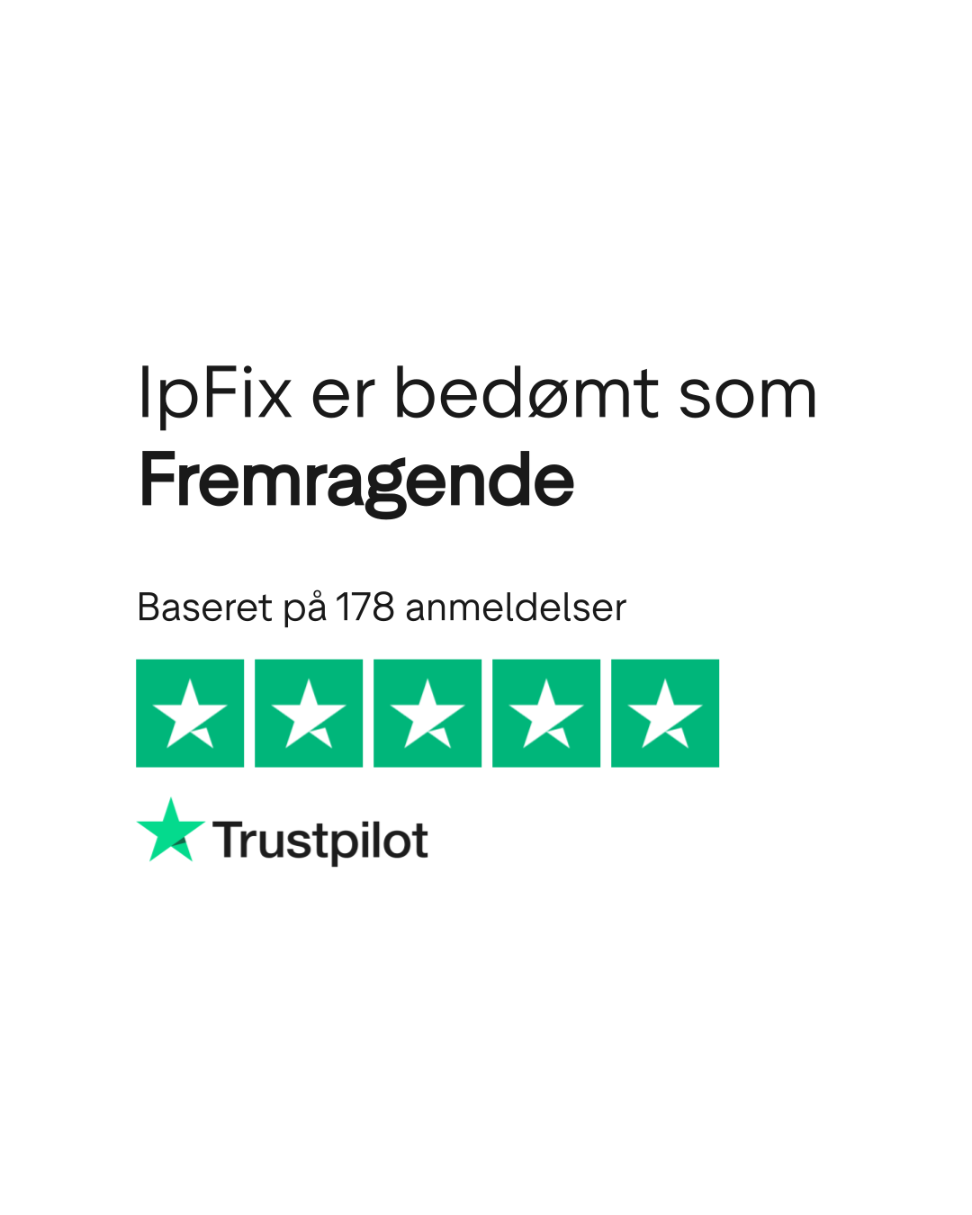 Anmeldelser af IpFix | Læs kundernes anmeldelser af www.ipfix.dk