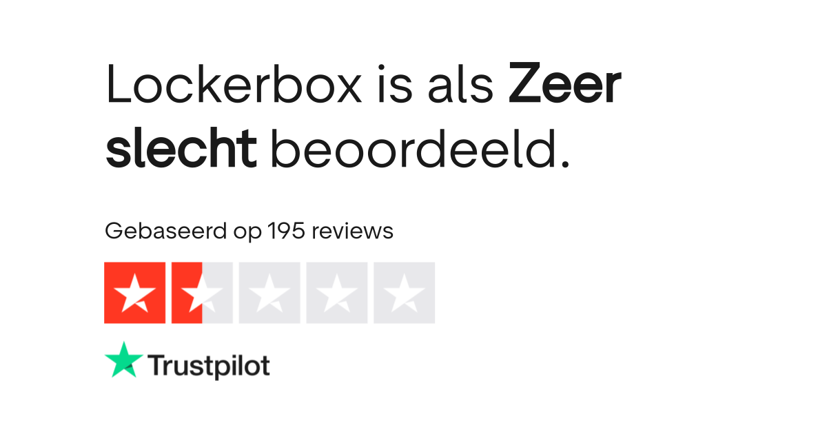 Lockerbox reviews | Bekijk consumentenreviews over lockerbox.nl