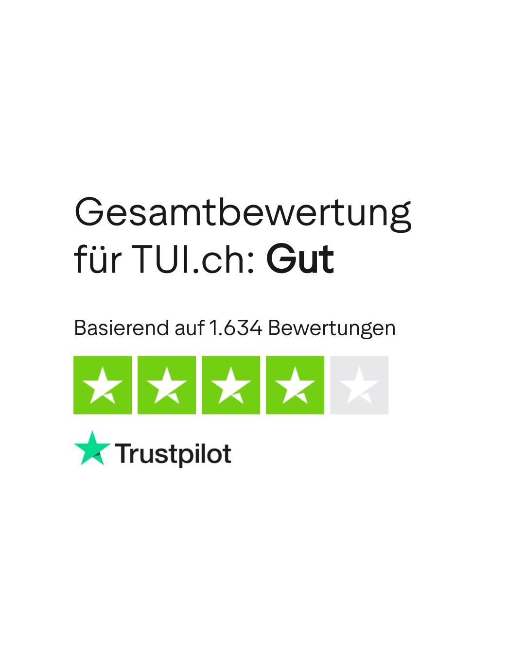 Bewertungen zu TUI.ch | Lesen Sie Kundenbewertungen zu tui.ch