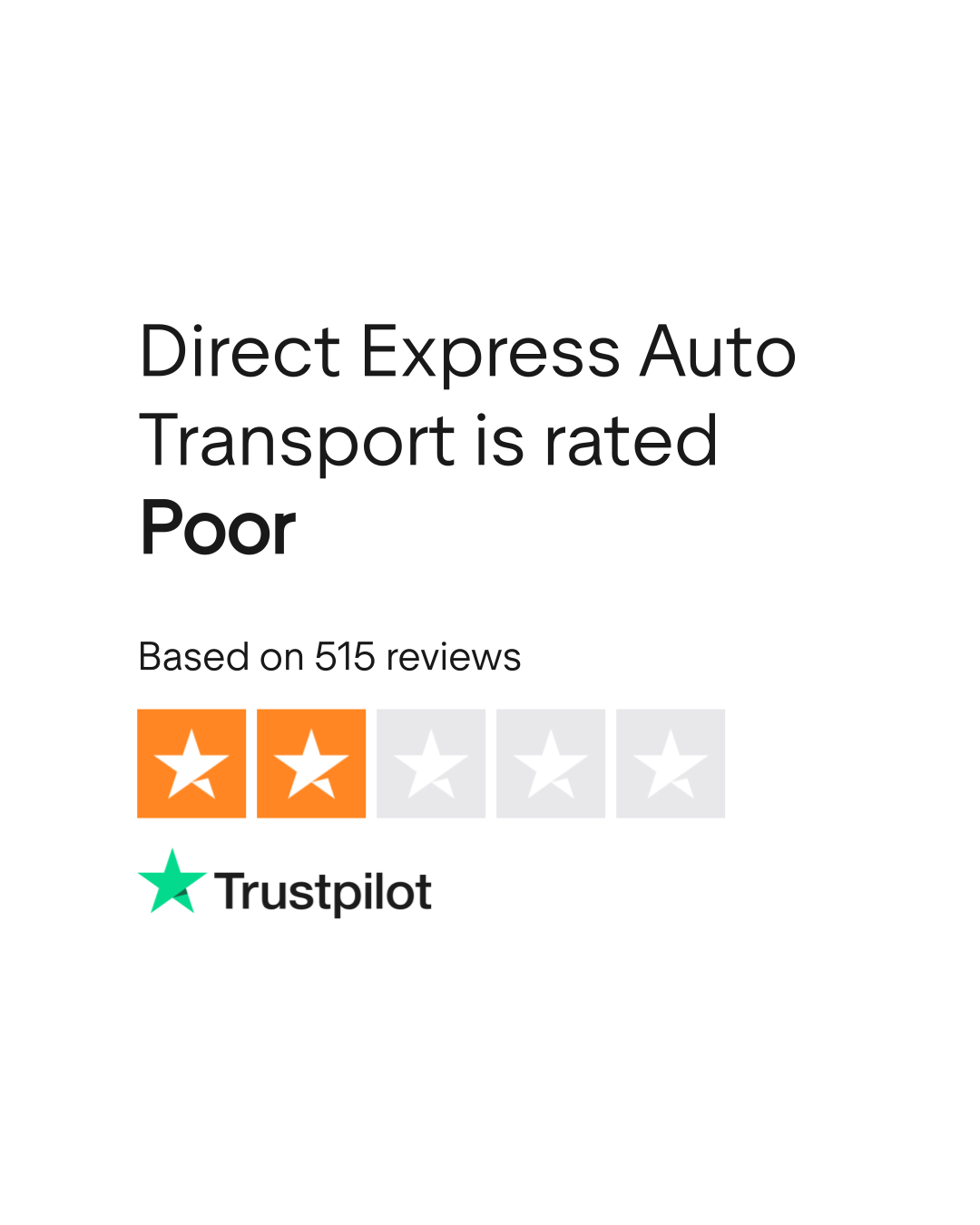 Direct Express Auto Transport Reviews | Read Customer Service Reviews ...