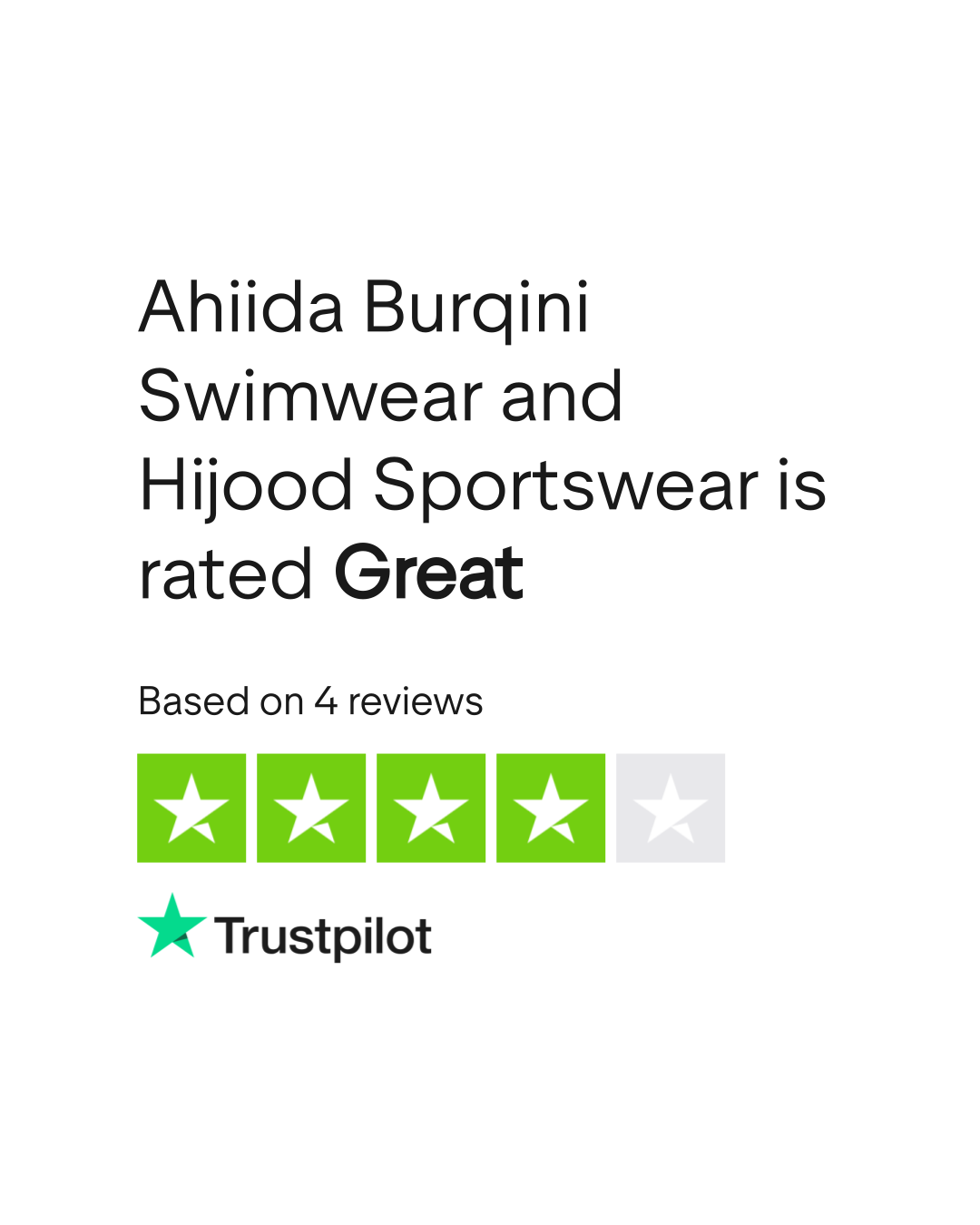 Ahiida Burqini Swimwear and Hijood Sportswear Reviews | Read Customer ...