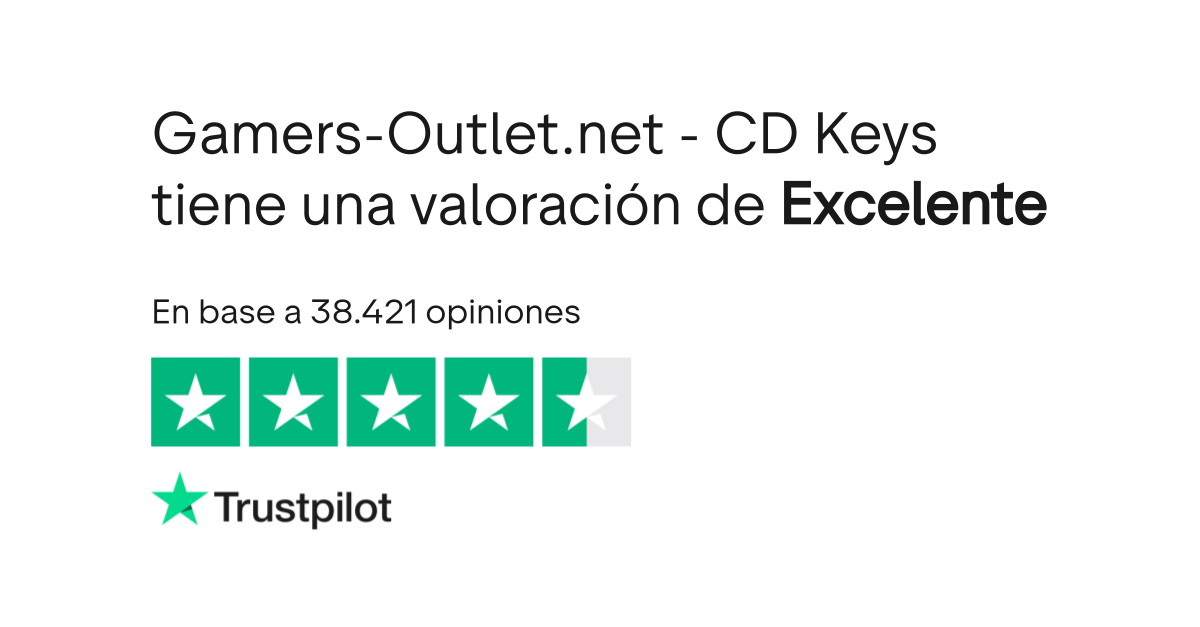 Opiniones sobre Gamers-Outlet.net - CD Keys | Lee las opiniones sobre ...