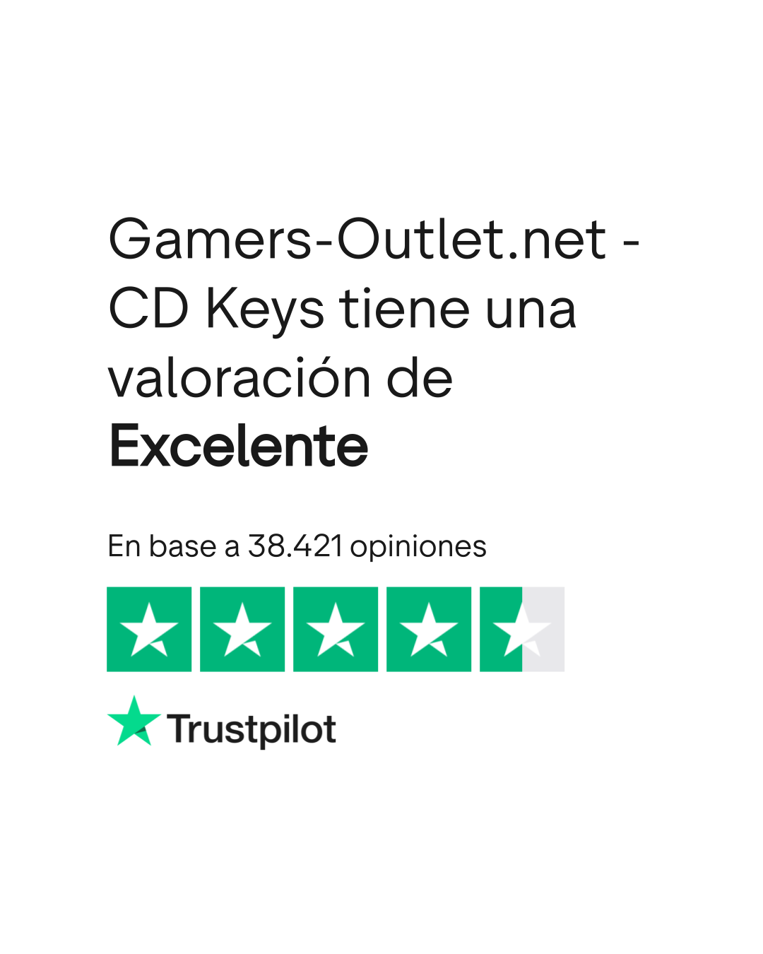 Opiniones sobre Gamers-Outlet.net - CD Keys | Lee las opiniones sobre ...