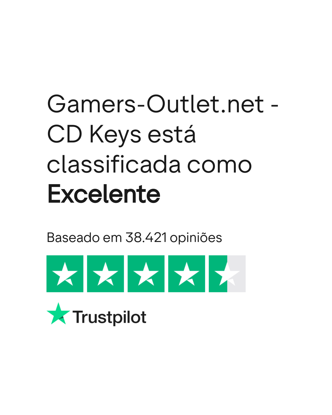 Opiniões sobre Gamers-Outlet.net - CD Keys | Leia opiniões sobre o ...