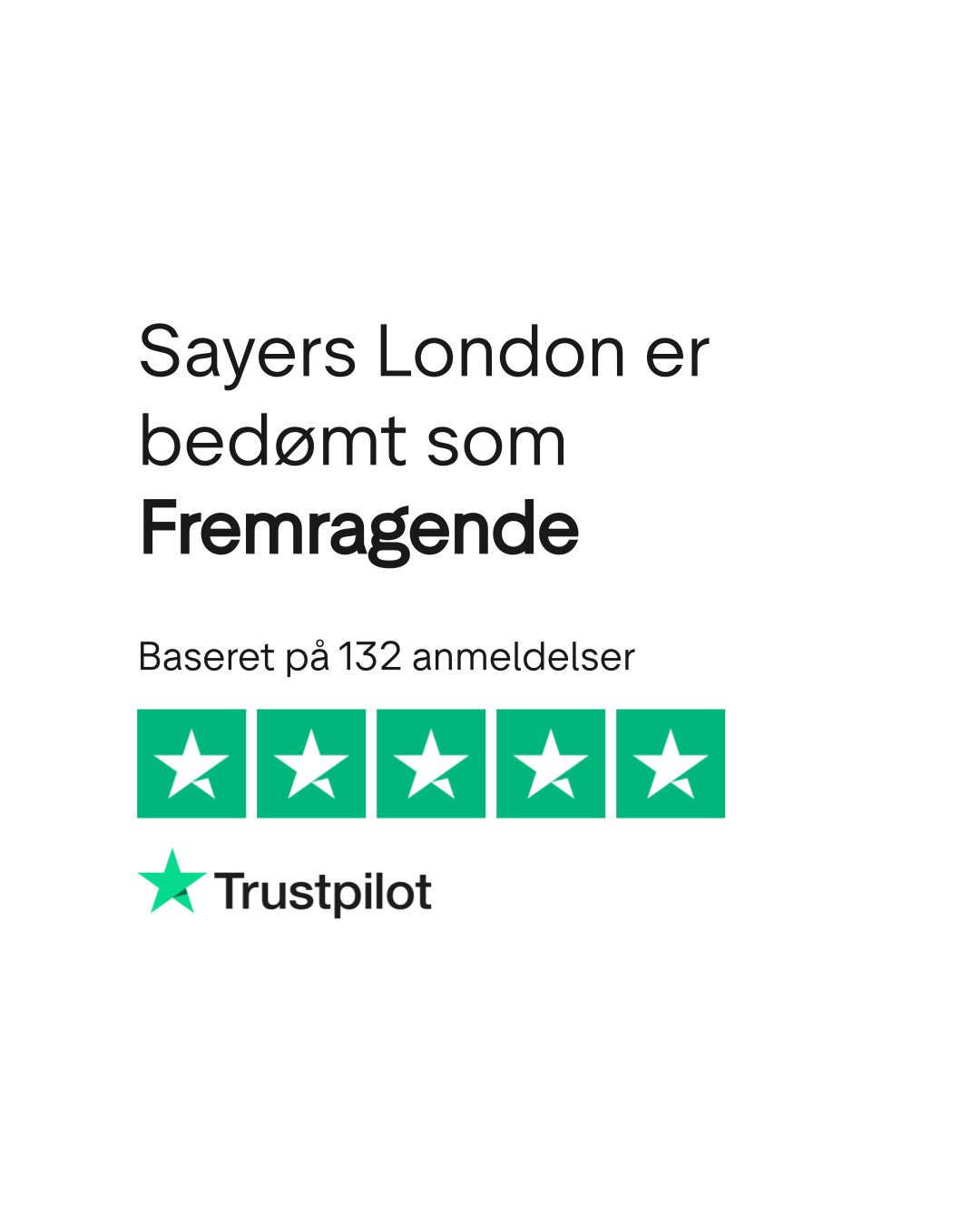 Anmeldelser af Sayers London | Læs kundernes anmeldelser af ...