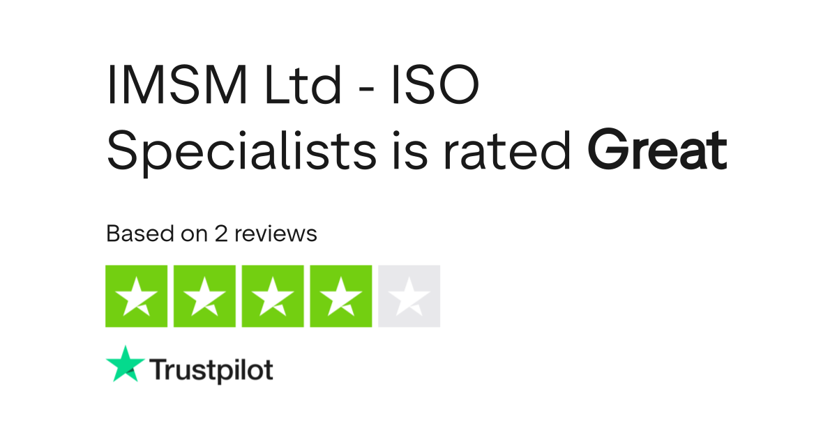 IMSM Ltd - ISO Specialists Reviews | Read Customer Service Reviews of ...
