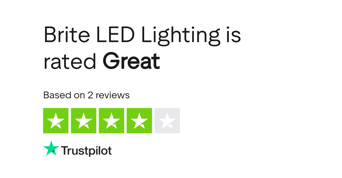 Brite LED Lighting Reviews | Read Customer Service Reviews of ...