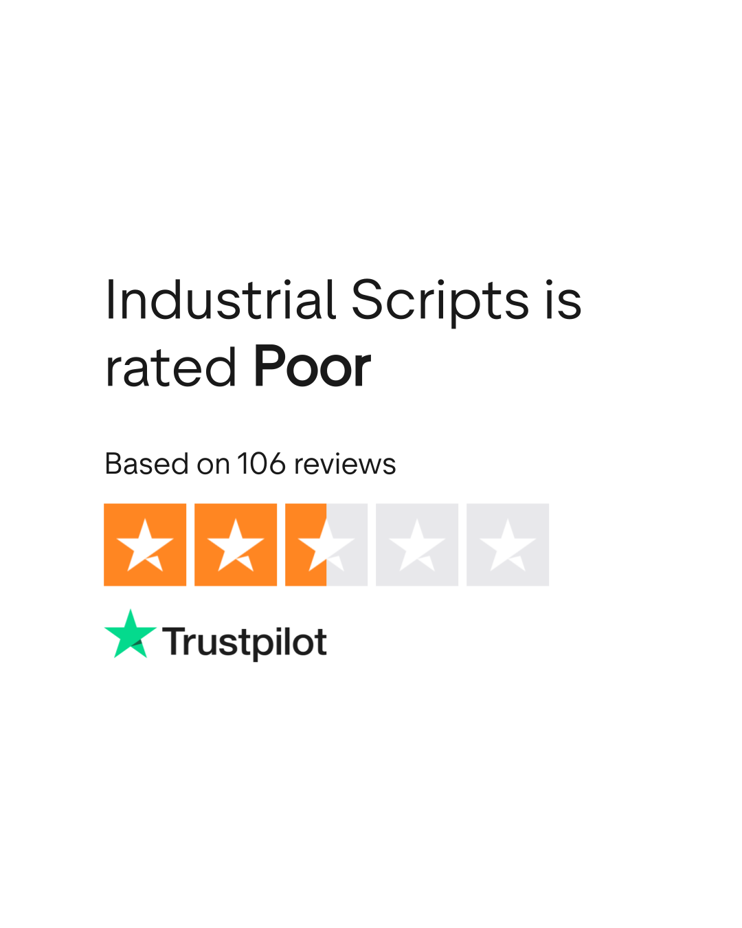 Industrial Scripts Reviews | Read Customer Service Reviews of www ...