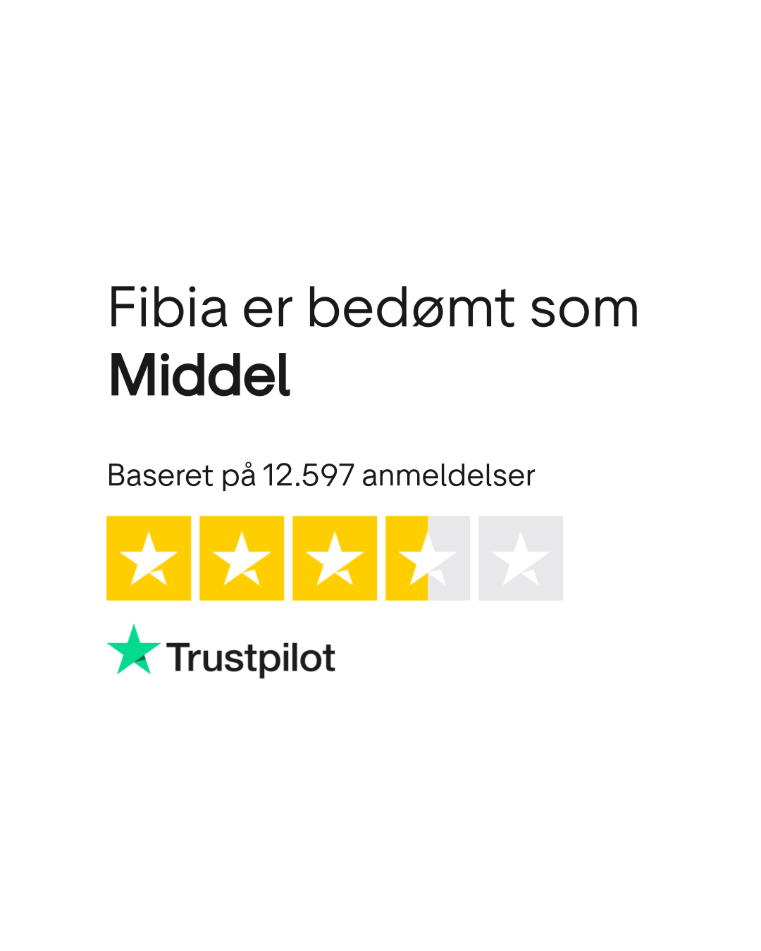Anmeldelser af Fibia | Læs kundernes anmeldelser af www.fibia.dk