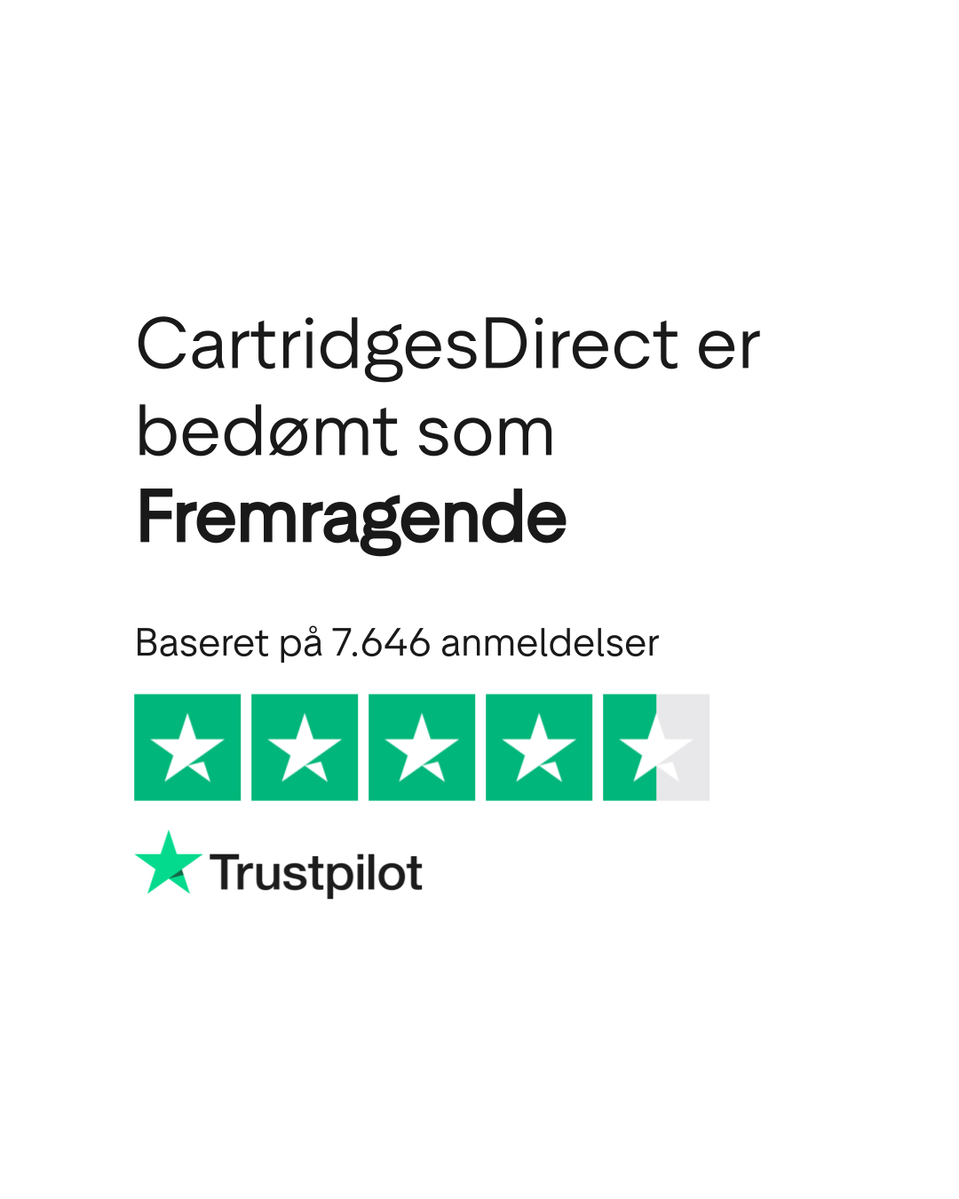 Anmeldelser af CartridgesDirect | Læs kundernes anmeldelser af ...
