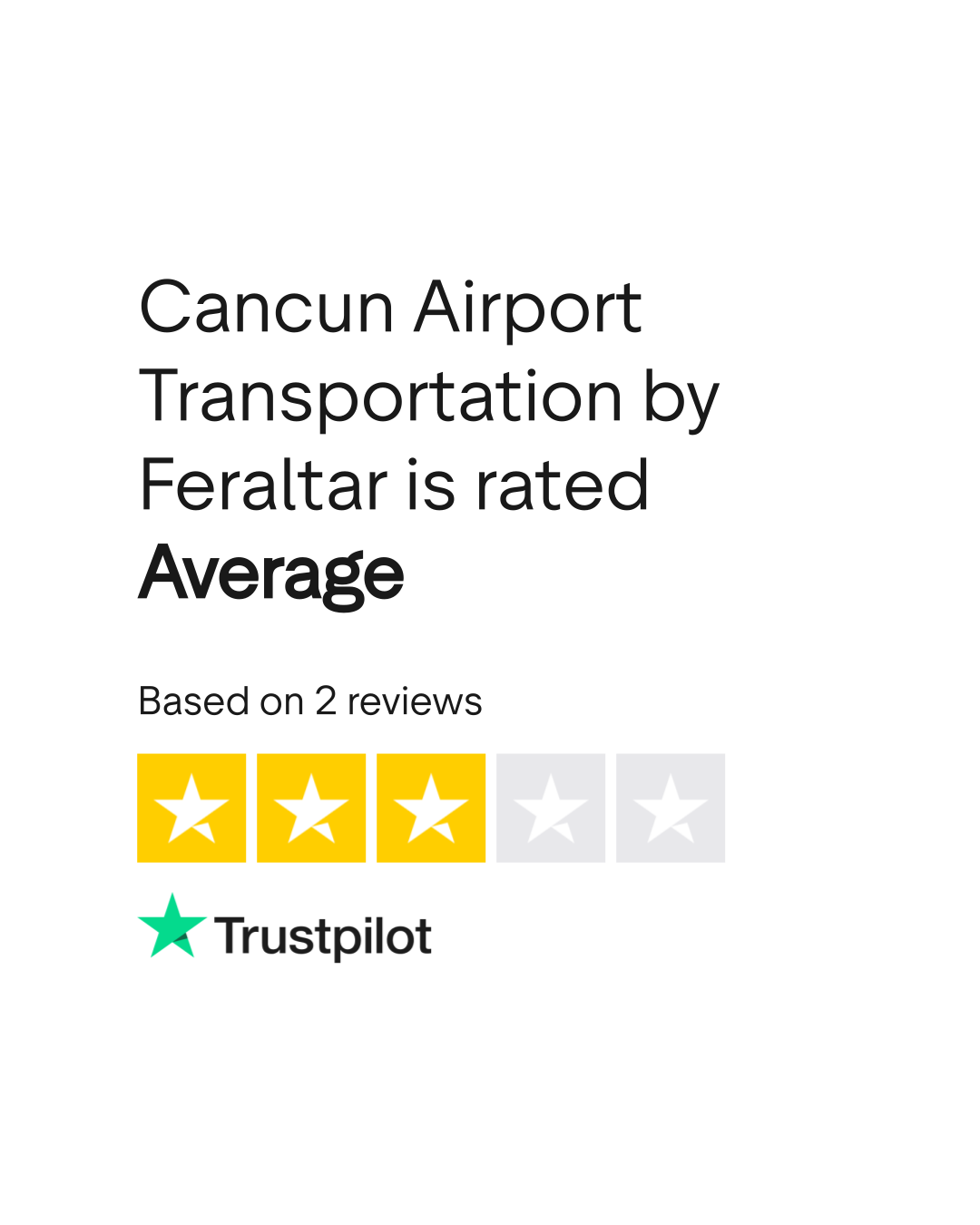 Cancun Airport Transportation by Feraltar Reviews | Read Customer ...