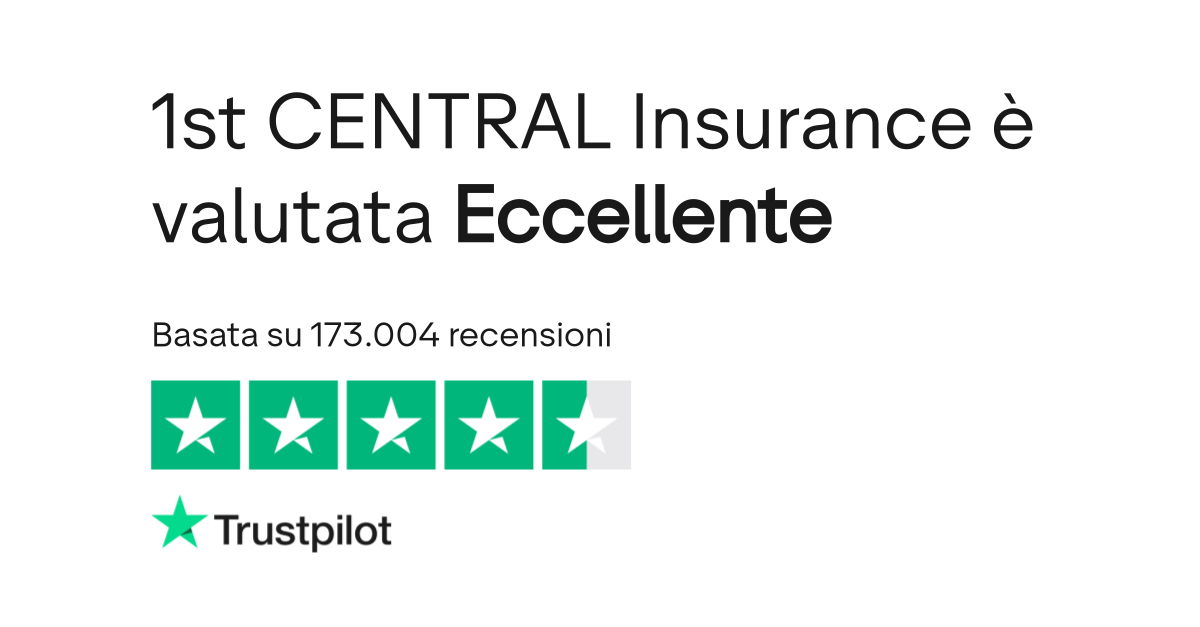1st CENTRAL Insurance | Leggi le recensioni dei servizi di ...