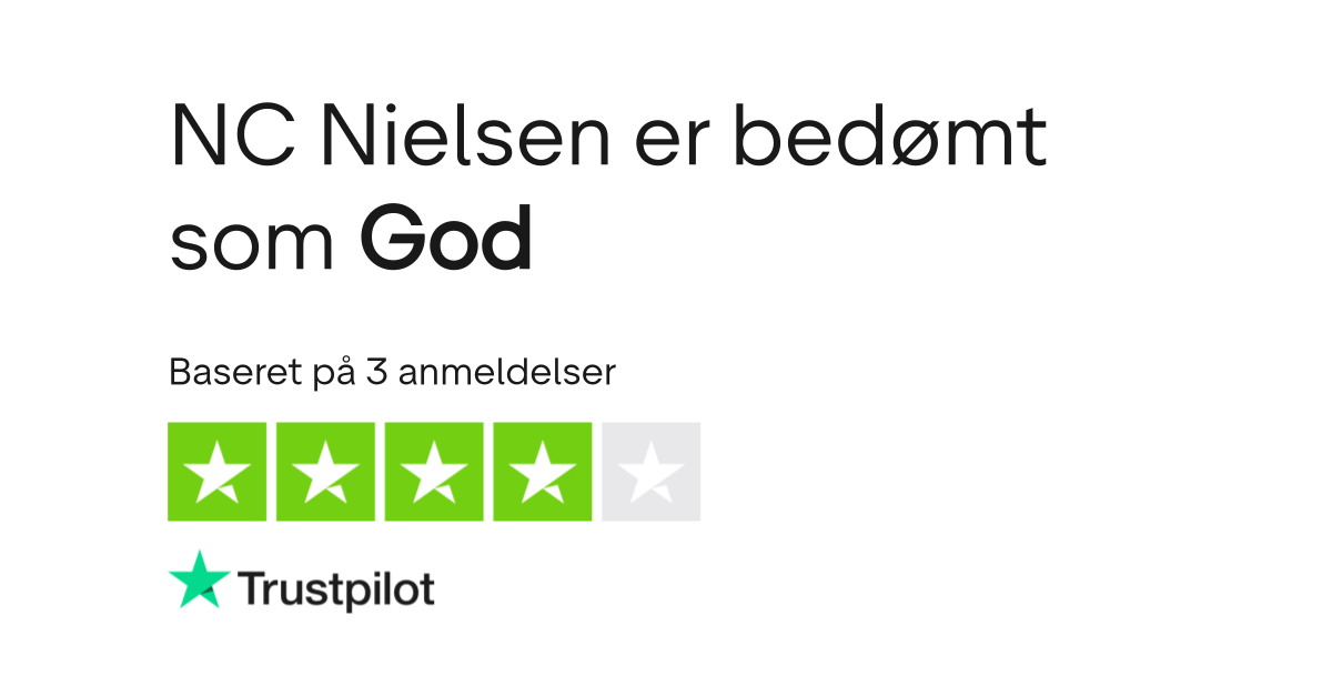 Anmeldelser af NC Nielsen | Læs kundernes anmeldelser af www.nc-nielsen.dk